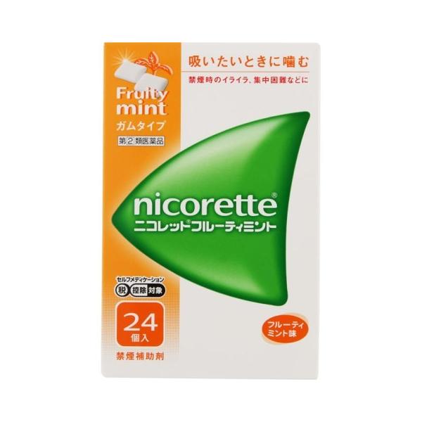 ニコレットフルーティミント ２４個/ニコレット 禁煙※別注文での複数購入不可