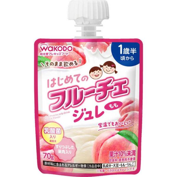 アサヒ　はじめてのフルーチェジュレ もも 70g/ベビー　おやつ