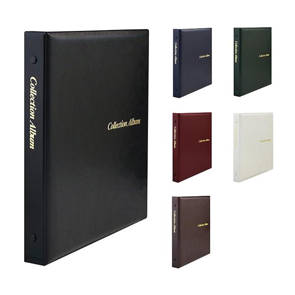 ●本体サイズ／H274×W245×D35mm●本体規格／B5・S型●本体材質／塩化ビニール（芯材：厚紙、ウレタン）●金具／4穴プラリングタイプ●扉紙／紙製●商品保護用紙箱（1冊箱）／紙製【アルバム/リング/バインダー/ファイル/ホルダー/フ...