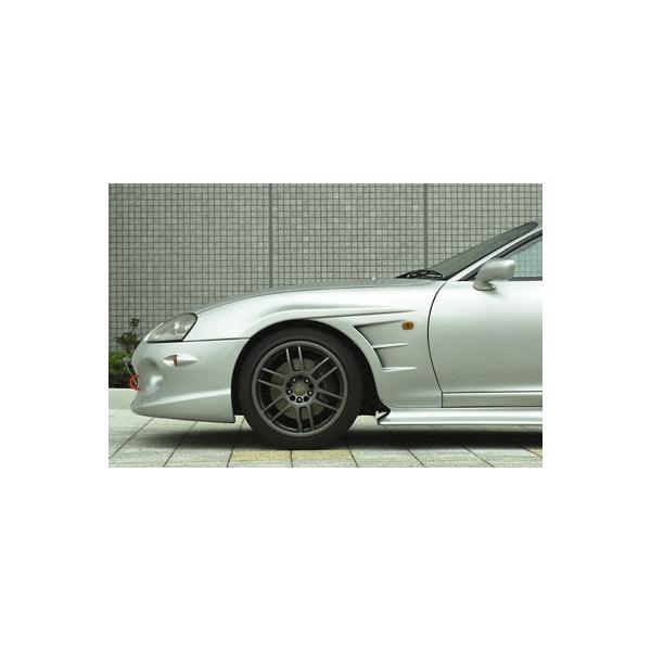 ・メーカー：Abflug■Frame：JZA80　■Year：Year：1993，may-2002，august　■Eng：2JZ■材　　質：FRP白or黒ゲルコート仕上げ（要塗装）■構成部品：製品本体L＆R（ドア側下面のM5ナットサート実...