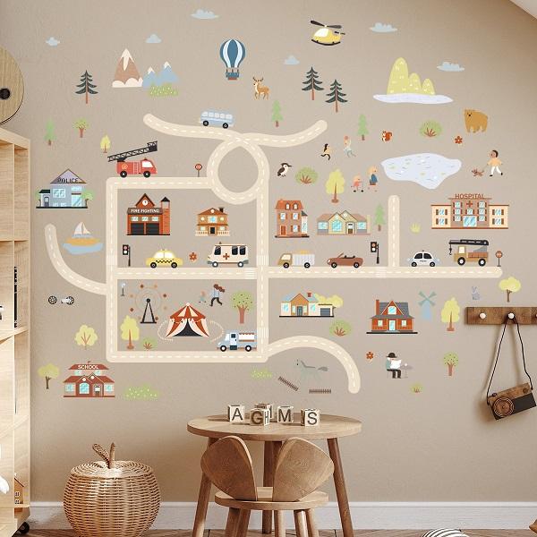 ■シール式のウォールステッカー です。■台紙から取り外し、簡単に貼っていただけます。■シールタイプですのでＤＩＹが初めてのお客様も楽しく安全に貼っていただけます。■シートサイズ 1枚あたり90cm×30cm■2枚入り1組■made in c...