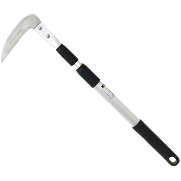 「商品情報」草刈り、除草作業に。立っても、しゃがんでも、座ってもOK！使いやすい長さに調節可能！「主な仕様」草刈り、除草作業に。立っても、しゃがんでも、座ってもOK！使いやすい長さに調節可能！軽量アルミパイプが3段階に伸縮します。※400m...