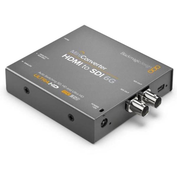 「商品情報」Blackmagic DesignのHDMIからSDIへの6Gミニコンバーターには、SD、HD、ウルトラHDビデオのフォーマットでHDMI機器からSDIビデオへ互換するのに必要な全てが含まれています。独立した音声接続で、HDMI...