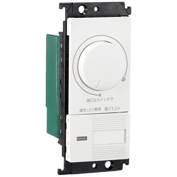 「商品情報」●ホワイト色●ロータリー式●電子ほたるスイッチC●適合LED専用3.2A●下限照度設定機能付●適合プレート:ラウンド(WTC7101W)/スクエア(WT8101W)●WN3990K、WN3993020などのはさみ金具は使用できま...