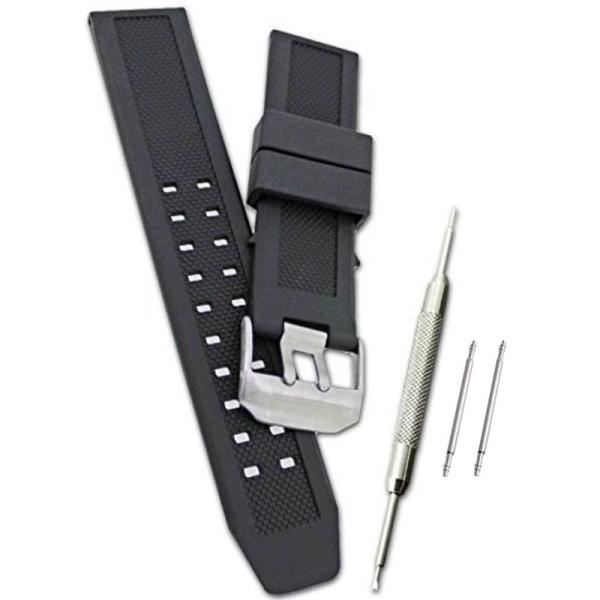 【商品名】　Luminox ルミノックス純正バンド互換品 取付幅23mm 時計ベルト ラバーバンド ネイビーシールズ等に 11Strapsバネ棒外しセッ★★ラッピングについて★★当店ではラッピングは承っておりません。ご了承くださいませ。★★...