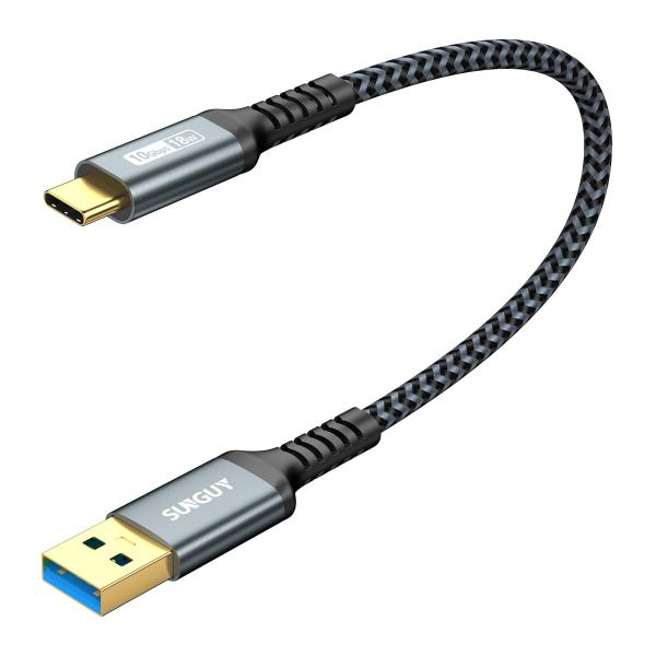 【商品名】　SUNGUY USB Type C ケーブル 0.3M USB3.1 Gen2 10Gbps データ転送 タイプ c 高速充電 USB-A ★★ラッピングについて★★当店ではラッピングは承っておりません。ご了承くださいませ。★★...