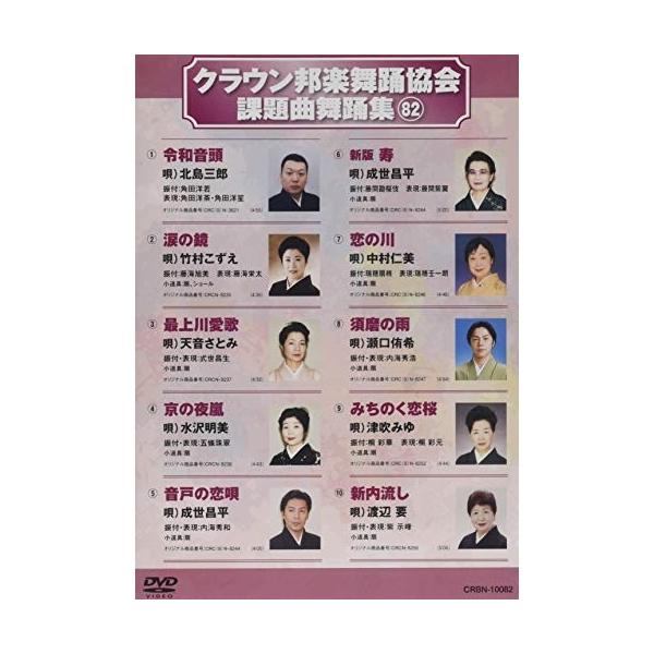 種別:DVD発売日:2019/06/05収録曲: / 令和音頭 / 涙の鏡 / 最上川愛歌 / 京の夜嵐 / 音戸の恋唄 / 新版 寿 / 恋の川 / 須磨の雨 / みちのく恋桜 / 新内流し