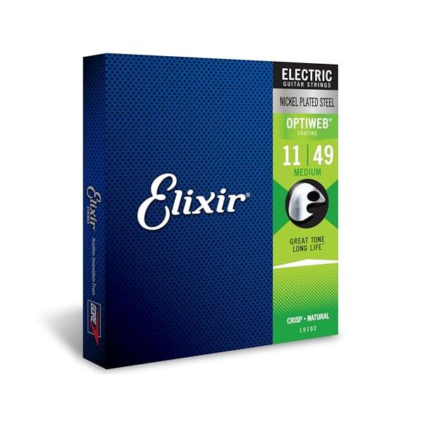 Elixir（エリクサー）エレキギター弦：もう、サビと弦交換に悩まない。革命的なコーティング技術で、世界中のギタリストの常識を変えたElixir弦。圧倒的な長寿命と、常に「新品」のサウンドを提供する唯一無二の存在です。汗、湿気、皮脂による劣...