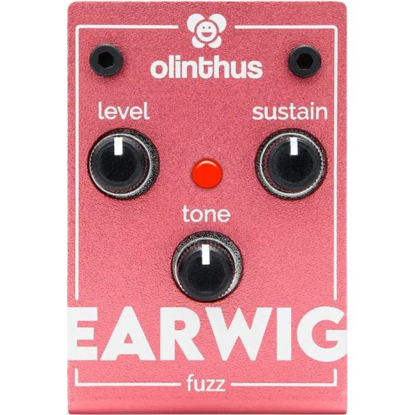 「世界最小」の本格派ファズOlinthus EARWIGは、カリフォルニア発のエフェクターブランドOlinthus（オリンタス）が製造する、世界最小クラスの超小型ファズ・ペダルです。9V電池とほぼ同等のわずかなサイズでありながら、本格的なフ...