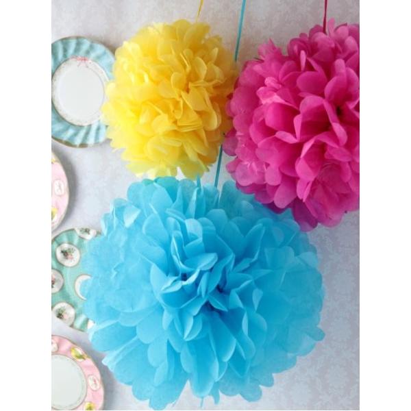 "イギリスTalking Tablesブランド。Decadent Decsシリーズのポンポンボール3色セットです。海外のパーティーでよく見るポンポンを作る様のクシュ紙です。飾るだけでかわいいお部屋に。--------------------...