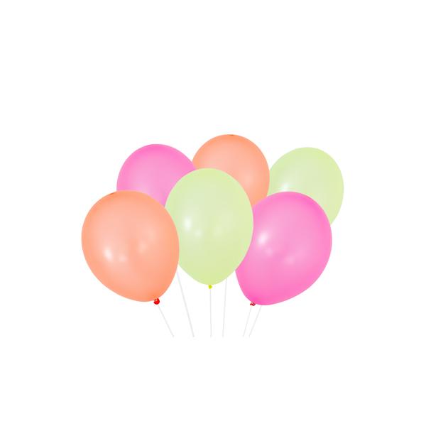 "イギリスTalking Tablesブランド。パーティーには描かせないバルーンのカラフルなネオンセットです♪濃さの違う風船がお部屋をかわいく演出してくれます！リボンもついてます。床やソファに置いたり,壁につけてもかわいい。ヘリウムガスを入...