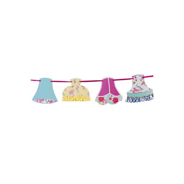 "イギリスTalking Tablesブランド。色々な形のランプシェイドのガーランドです。寝室にもオススメ。バナーにはフリンジがついているものもあって高級感があります。----------------------------------サ ...