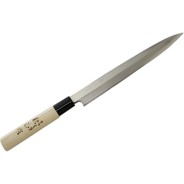 切れ味と錆びにくさを併せ持つステン鋼付けの和包丁シリーズ。裏スキ加工がしっかり有り、砥石を当てるとよりシャープに研ぎあがります。ステンレス鋼でありながら本格的な和包丁です。鋼材:AUS-8/SUS430　ステンレス（鋼付）柄材：PC口朴柄信...