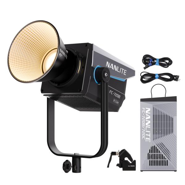 NANLITE FC-720Bは出力750Wのバイカラースポットライトです。FC-720Bは超高照度と優れた光質を実現しライブ配信、ポートレート撮影、プロフェッショナルの映像制作など様々な現場に対応します。 ・付属リフレクター装着時、133...