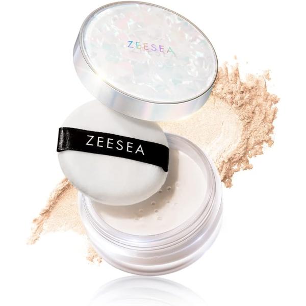 シェルシリーズ「0粉感」ルースパウダー抜け感ベージュ ルースパウダーテカリ防止、マスク崩れ防止メイク仕立ての状態を1日中キープしたい場合、ルースパウダーの重要性を無視しないでください！超微粒子粉質、煙のように軽い軽い付け心地、毛穴・凹凸をカ...