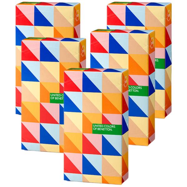 オカモトとベネトン（ＵＮＩＴＥＤ　ＣＯＬＯＲＳ　ＯＦ　ＢＥＮＥＴＴＯＮ）とのコラボ商品ベネトンコンドーム 1000-X（R4）です。ベネトンらしいおしゃれなパッケージで、女性も手に取りやすいデザインです。女性にやさしい潤いゼリーたっぷりタイ...