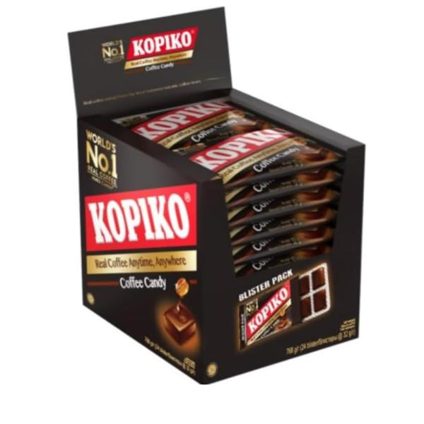 厳選されたジャワコーヒービーンズから作られたコピコ・コーヒーキャンディは、一度食べたらやめられない本格コーヒー風味です。本品はポケットサイズにPTP包装（押し出し包装）されており、気軽に持ち出せます。深煎りコーヒーを飲むようなコクのあるキャ...