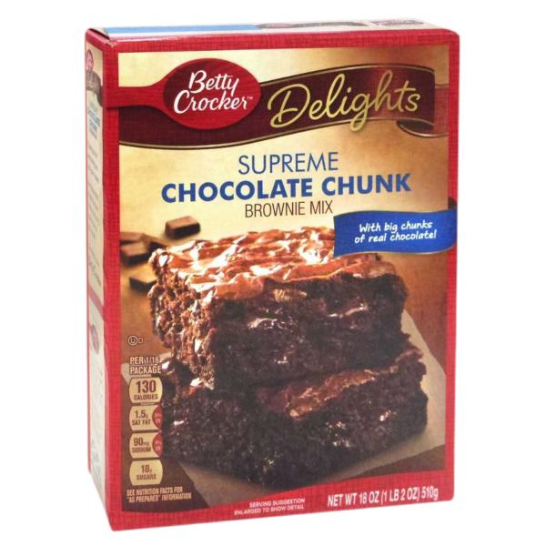 アメリカで長く親しまれている伝統的なブラウニーミックスです。大粒のチョコレートチップがたくさん入った甘めのブラウニーミックスです。必要な材料は、本品の他に卵と植物油をご用意いただくだけです。■ベティクロッカーベティクロッカーは、アメリカの製...