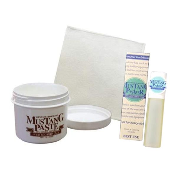 ベタベタせず、浸透力も高いオイル【マスタングペースト100ｍl】厚みのあるハードなレザーであっても、革内部へしっかりと油分補給できる最高級の保革油です。動物性オイルではもっとも浸透力のある天然の高級ホースオイルをレザーメンテナンス用に特別な...