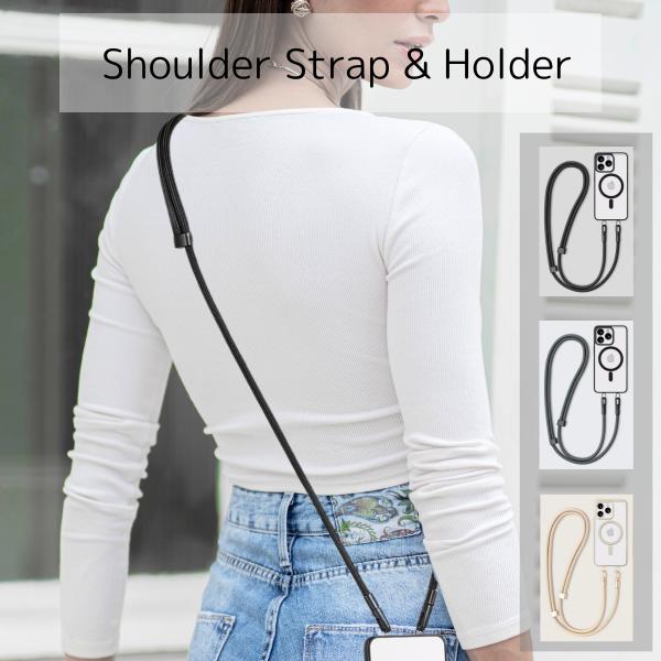 シンプルなデザインで長さ調節可能なストラップと最近流行りのステンレス2口ホルダーのセットです！■使いやすさにこだわりアレンジ自在で快適に使えるこだわりの仕様■充電もかんたん2口タイプなので充電もストレスなくクリップをつけたままでOK！■簡単...