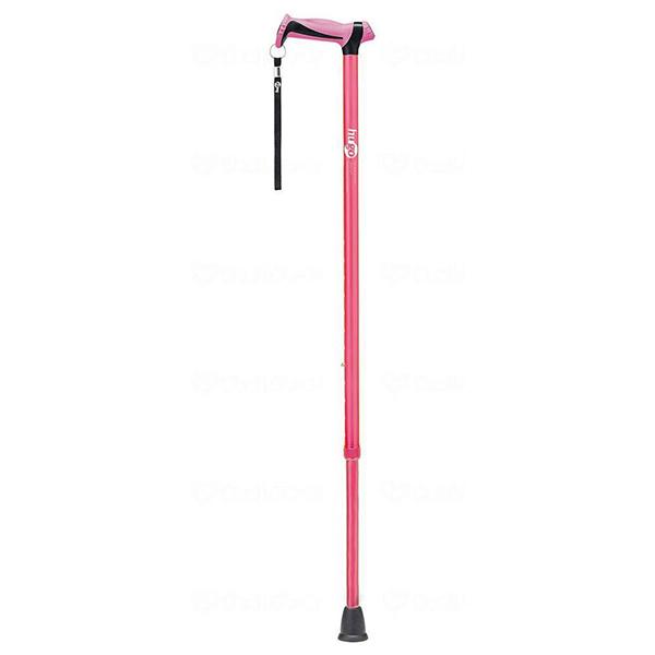 検索ワード [歩行補助 介護 介護用品 ヒューゴステッキ 1本杖 杖 ソフトグリップ ピンク]