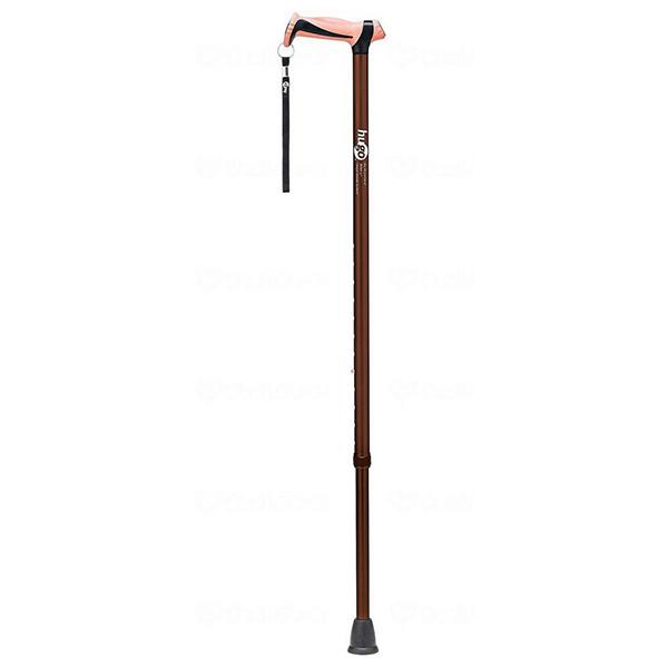 検索ワード [歩行補助 介護 介護用品 ヒューゴステッキ 1本杖 杖 ソフトグリップ ブラウン 茶]