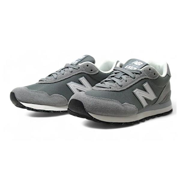 【発売日：2026年02月25日】レトロランニングシューズのエッセンスを取り入れた「515」。スエード/メッシュコンビネーションアッパーをベーシックなグレー/ホワイトで表現。白Nロゴがスポーツカジュアルの雰囲気を演出するモデル。幅広いコーデ...