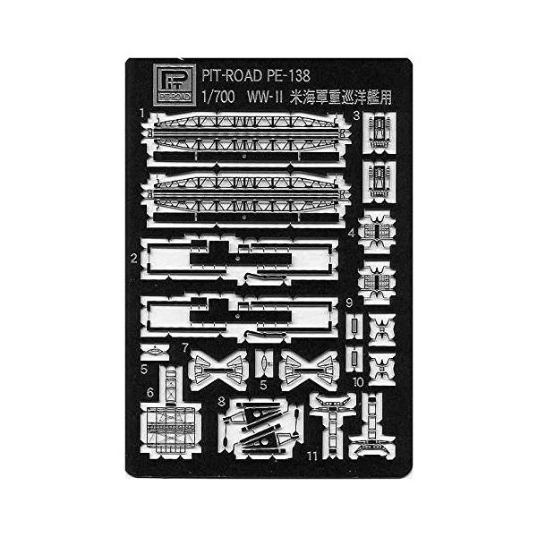 【商品概要】【商品説明】【商品詳細】ブランド：ピットロード(PIT-ROAD)商品種別：ホビー商品名：ピットロード 1/700 アメリカ海軍 重巡洋艦 ボルティモア級用 エッチングパーツ PE138製造元：ピットロード(PIT-ROAD)商...