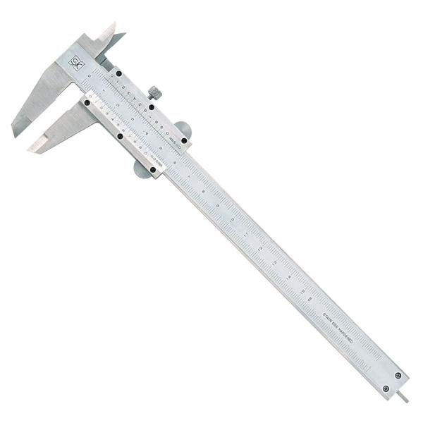 【商品概要】最大測定長(mm)：150 ／ 最小読取値(mm)：0.05 ／ 器差(mm)：±0.05デプスバー：有材質：ステンレス鋼付属品：ソフトケース本体寸法(mm)：W235×H77×D7 ／ 本体質量(g)：151【商品説明】【商品...