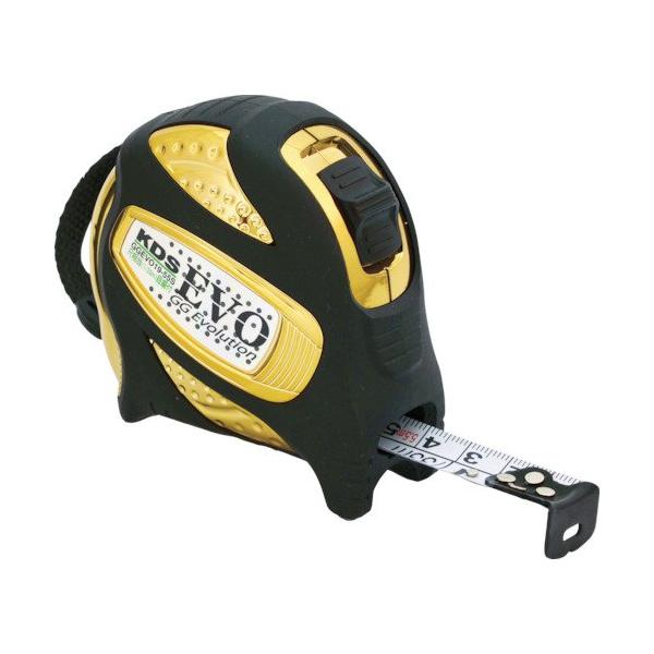 【商品概要】テープ長：18尺相当5.5mテープ巾：19mm目盛仕様：尺相当重さ：268g仕様：両面目盛、455mmピッチスタッドマーク、大型ベルトクリップ付、ショックアブソーバー付、4点鋲【商品説明】【商品詳細】ブランド：KDS商品種別：D...