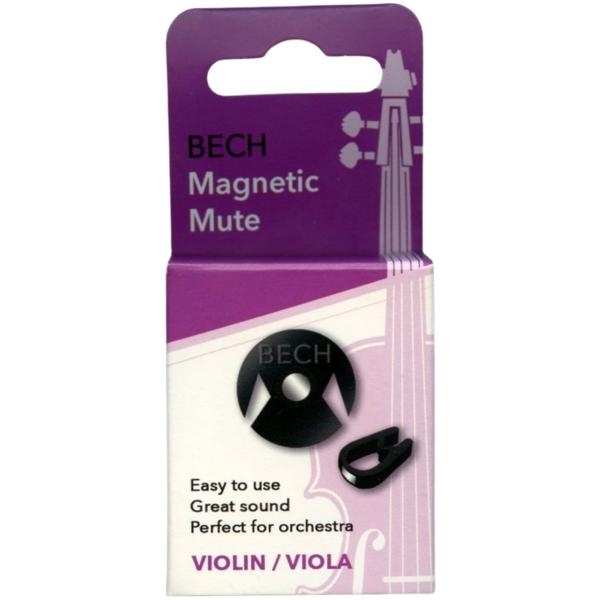 【商品概要】バイオリン　ミュートビオラ　ミュートマグネット　ミュート【商品説明】Bech マグネット・ミュート スチール・コーティングされたクリップをテイルピースにつけ、レア・アースのハイテク磁気が付いたミュートと引きつけ合ってバイブレーシ...