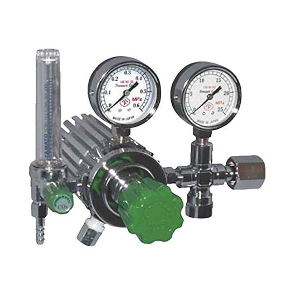 【商品概要】●アルミフィンで凍結を防止します。●減圧時に温度降下するガスに最適です。●大気熱エネルギーを利用するため電源が不要です。●入口接続:W22-14(右)●出口接続:流量計付Φ8ホース口●流体:炭酸ガス●質量(kg):3●1次側使用...