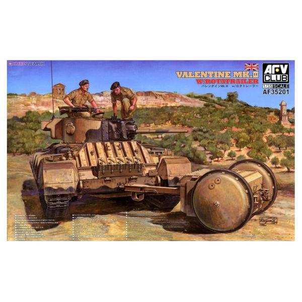 【商品概要】組み立て、塗装が必要なプラモデル。別途、工具、塗料等が必要。【商品説明】【商品詳細】ブランド：AFVクラブ(AFV CLUB)商品種別：ホビー商品名：AFVクラブ 1/35 バレンタインMk.III w/ロタ トレーラー プラモ...