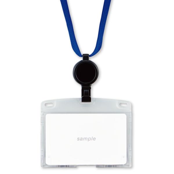 【商品概要】本体サイズ/W97×D7.5×H73mm 中紙寸法 / W86mm×H54mm(IDサイズ) W90mm×H55mm(名刺サイズ) 紐 / 10mm×90cm(幅×全長)生産国:日本原材料: 紙色: 青ブラント名: オープン【商...