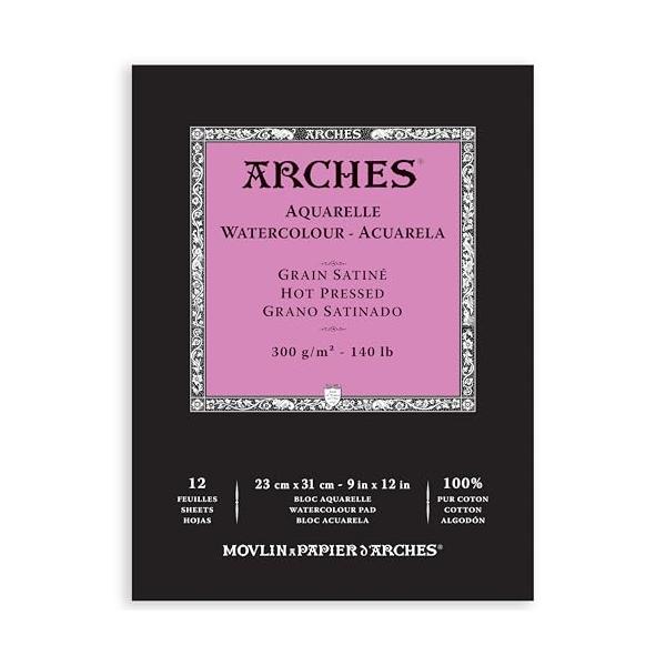 【商品概要】サイズ：230×310mm使用：天のり製本入数：12枚斤量：300g紙質：中性紙・極細目【商品説明】【商品詳細】ブランド：Arches商品種別：ホビー商品名：Archesアルシュ 水彩紙 パッド 300g 極細23X31cm 1...