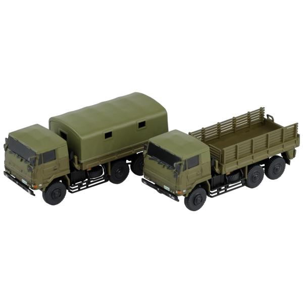 【商品概要】組み立て塗装が必要なプラモデル。別途、接着剤や工具、塗料等が必要。1/144スケール未塗装プラスチック組み立てキット完成時サイズ:全長51.9mm荷台の幌の装着・取り外しは選択式3両入り【商品説明】【商品詳細】ブランド：ピットロ...