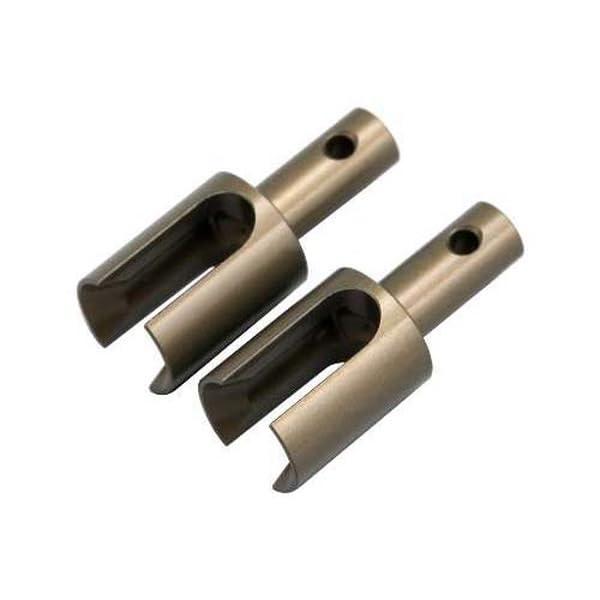 【商品概要】YD-2SXに標準装備されているアルミ製のギヤデフ ドライブカップです。ドッグボーン側に樹脂製のプロテクターを装着するタイプで、アルミの摩耗を最小限に抑えます。クリアランスも少なくなり、さらに標準のスチール製に比べて軽量ですので...