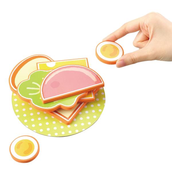 【商品概要】ハムやチーズをパンにはさんでサンドイッチを作ろう！パン・具材：200×150×7mm、お皿シート：φ150mm【商品説明】【商品詳細】ブランド：アーテック(artec)商品種別：おもちゃ商品名：アーテック(Artec) わくわく...