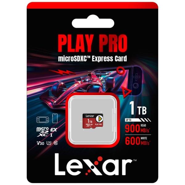 【商品概要】?Lexar PLAY PRO microSDXC Expressカードは、最大900MB/sの読取速度と600MB/sの書込速度を誇り、従来のUHS-Iカードの約4倍の速度を実現。大容量データやAAAタイトルの読み込みもスピー...