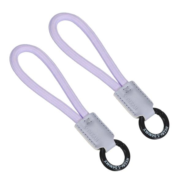 【商品概要】仕様: 素材: 金属、ナイロン、レザー; カラー: グレー; ロープの厚さ: 8mm/0.31インチ; ロープサイズ: 150mm/5.9インチ; リングの厚さ: 5mm/0.19インチ; 梱包リスト: 牛革キーチェーン2個利点...