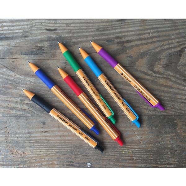 地球にやさしい 再利用可能リサイクルプラスチックを79%使用して作られている、油性ボールペン。スラスラとずっと書き続けたくなるほど、とても滑らかな書き味です。滑り防止のグリップ付きで、握りやすく疲れにくいのも特長です。ノック式。油性インク全...