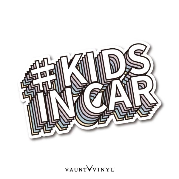 ベビーインカー 磁石 マグネットステッカー ロゴ風 車型 パステル 子供が乗っています ベイビー ベビー キッズ baby チャイルド インカー on board オンボード くすみカラー 赤ちゃん 煽り 煽り運転対策 おしゃれ