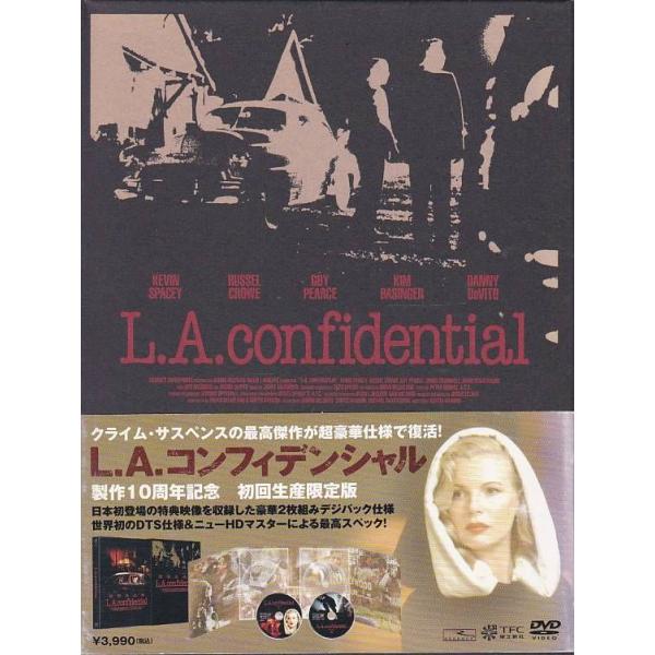 ■商品の説明■[国内正規品になります。レンタル品ではございません]DVD L.A.コンフィデンシャル 製作10周年記念 初回生産限定版内容紹介鬼才ジェイムズ・エルロイの同名小説を映画化した、ラッセル・クロウ主演による珠玉のクライム・サスペン...
