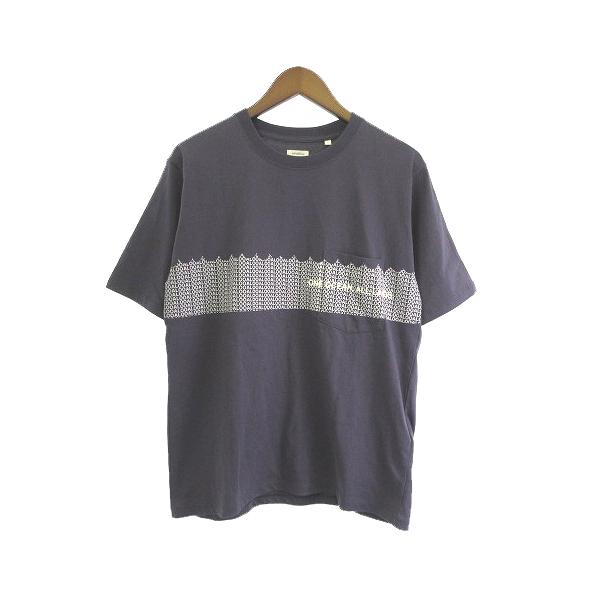 ナナミカ nanamica 25SS S25SI021 OOAL グラフィック ポケットTシャツ カットソー 半袖 ネイビー 紺 0 メンズ【ブランド】ナナミカ nanamica【表記サイズ】0 S相当【実寸サイズ】肩幅：45cm　身幅：5...