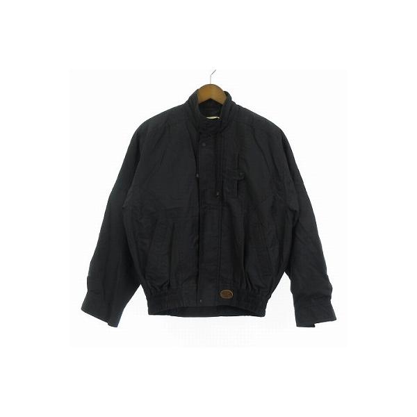 クロコダイル CROCODILE ヴィンテージ スイングトップ  ジャケット ブルゾン ライナー付き 中綿 黒 ブラック M ■GY45 メンズ【ブランド】クロコダイル CROCODILE【表記サイズ】M【実寸サイズ】肩幅：51cm　身幅：...