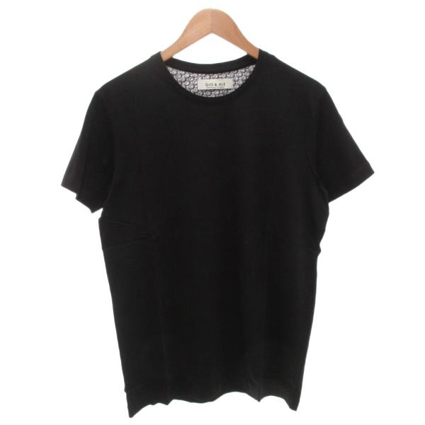 未使用品 gio&amp;ale Tシャツ 半袖 M 黒 ブラック /FF ■GH メンズ【表記サイズ】M【実寸サイズ】肩幅：43cm　身幅：48cm　袖丈：19cm　着丈：67cm　　【素材】綿【色】黒 ブラック【状態】未使用品です。　　...