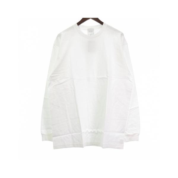 未使用品 センティネル ディサイド SENTINEL DECIDE タグ付き ロングTシャツ ロンT カットソー 長袖 白 ホワイト 50 XL位 ■GH メンズ【表記サイズ】50【実寸サイズ】肩幅：53cm　身幅：59cm　着丈：74.5...