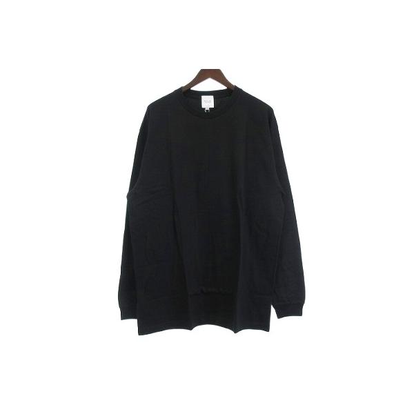 未使用品 センティネル ディサイド SENTINEL DECIDE タグ付き ロングTシャツ ロンT カットソー 長袖 黒 ブラック 50 XL位 ■GH メンズ【表記サイズ】50【実寸サイズ】肩幅：54cm　身幅：59cm　着丈：78cm...