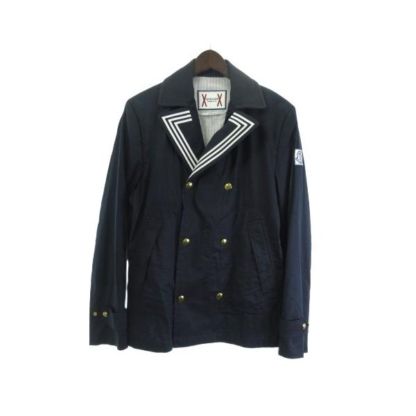 モンクレール MONCLER ガムブルー GAMME BLUE テーラードジャケット 金釦 ダークネイビー 2 メンズ【ブランド】モンクレール MONCLER【表記サイズ】2 M相当【実寸サイズ】肩幅：43cm　身幅：43cm　袖丈：64c...