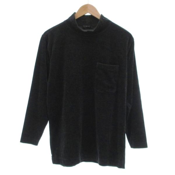 エレメント ELEMENT OF SIMPLE LIFE Tシャツ カットソー ハイネック パイル地 M ダークグレー /JS メンズ【ブランド】エレメント ELEMENT【表記サイズ】M【実寸サイズ】肩幅：48cm　身幅：54cm　袖丈：...